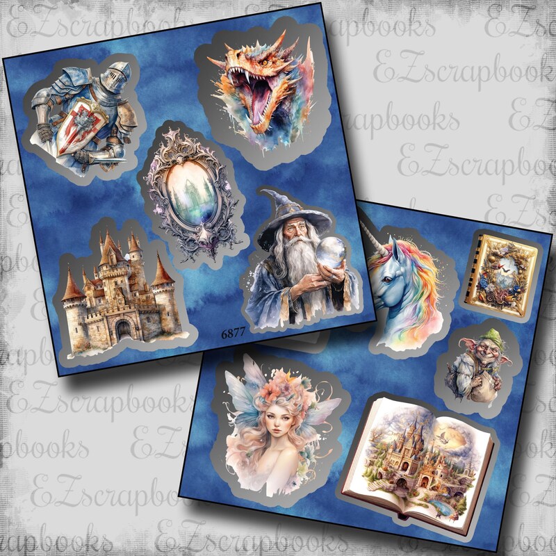 Medieval Scrapbook - Etsy