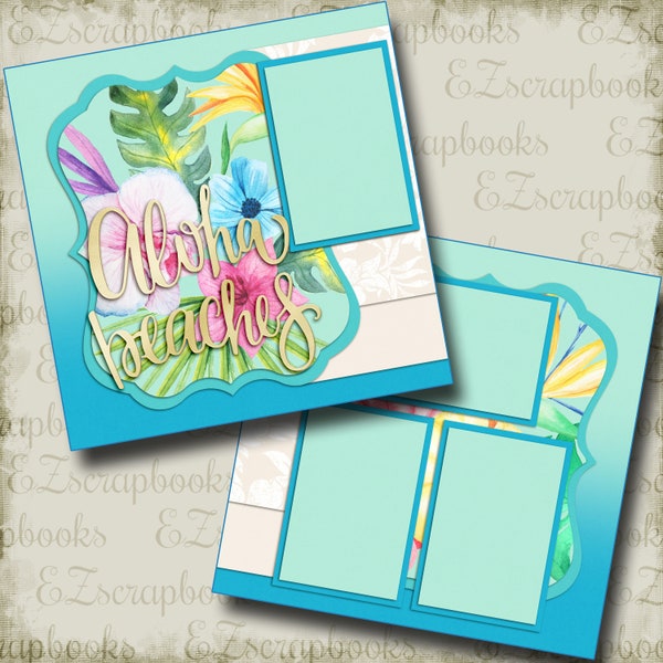 Hawaiian Scrapbook - Etsy