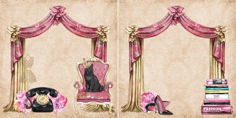 So Fancy NPM 2 Premade Scrapbook Pages EZ Layout 5033 | Etsy