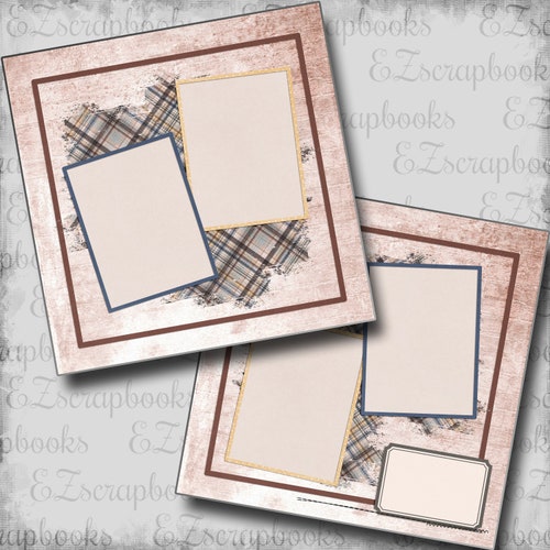 ER Visit 2 Premade Scrapbook Pages EZ Layout 3498 - Etsy