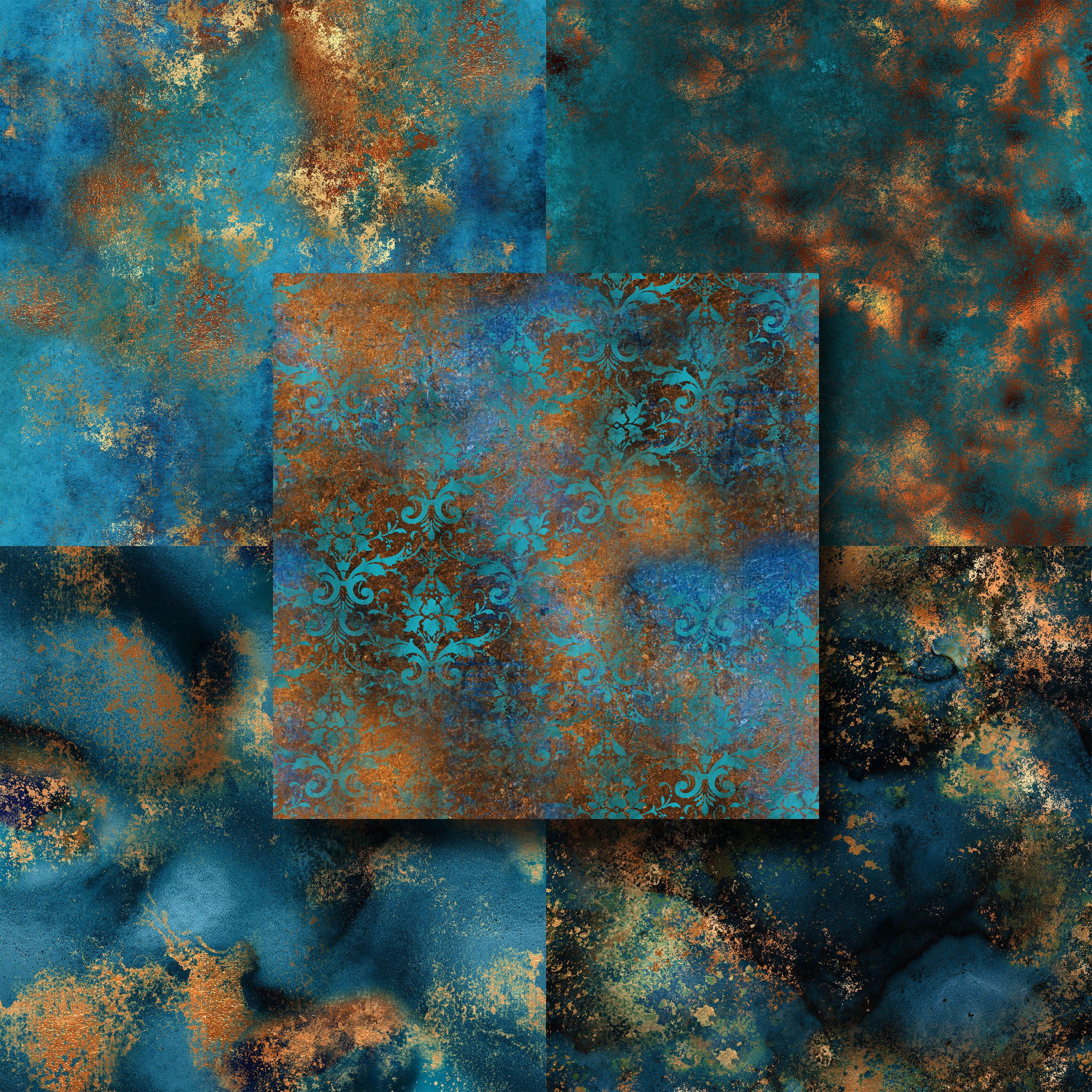 Distressed Patina - 12X12 Paper Pack - 8366 - Etsy