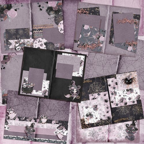 Gothic Debutante Digital Scrapbook Kit Goth Digital Paper | Etsy