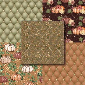 Pumpkin Sparkle - 12X12 Scrapbook Paper Pack - 8559 - Etsy