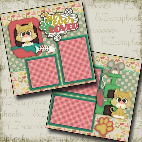 Cat Scrapbook - Etsy