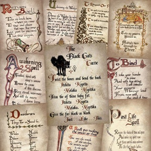 Witch Spells 1 - Paper Pack - EZ Journal 7859 - Etsy