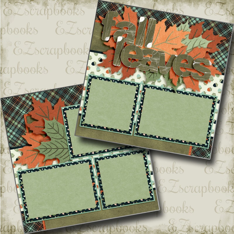 Scrapbook Page Kits - Etsy