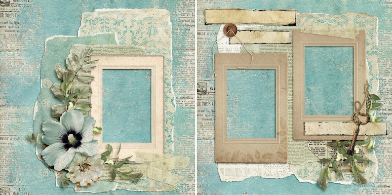 Beautiful Memory Heritage 2 Premade Scrapbook Pages EZ - Etsy