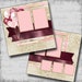 Glittered Valentine Balloons - 2 Premade Scrapbook Pages - EZ Layout ...
