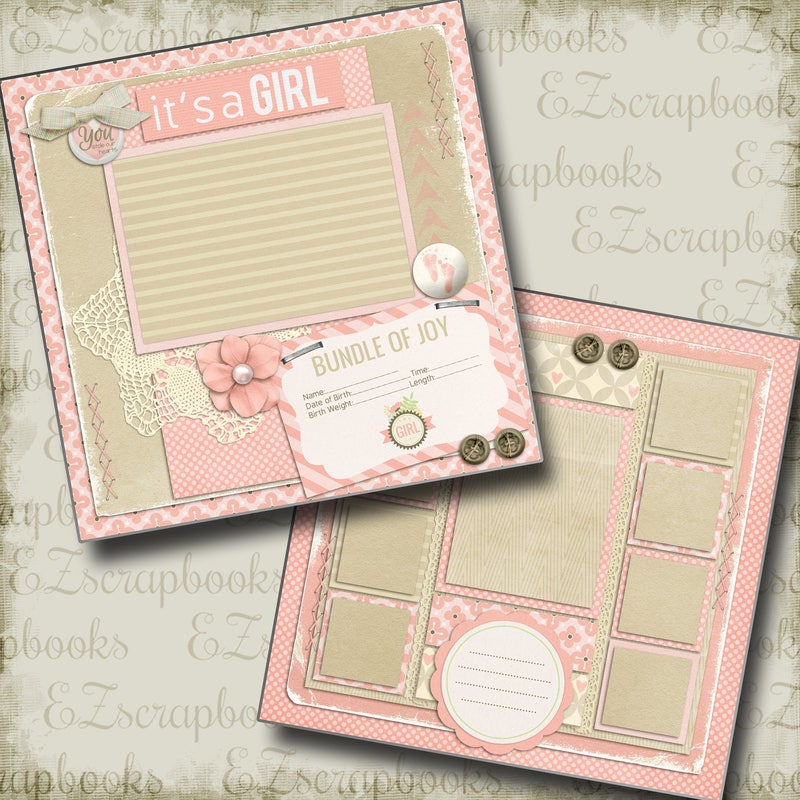 Scrapbook Page - Etsy