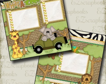 Zoo Scrapbook | Etsy