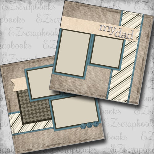New Driver 2 Premade Scrapbook Pages EZ Layout 4482 - Etsy