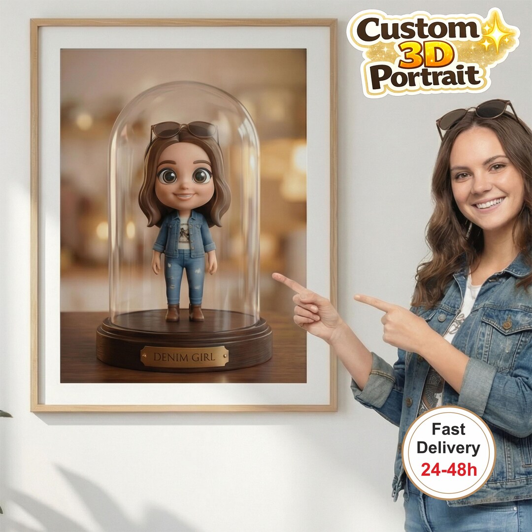 Custom 3D Chibi Character Design - Professional Digital Sculpture From ...