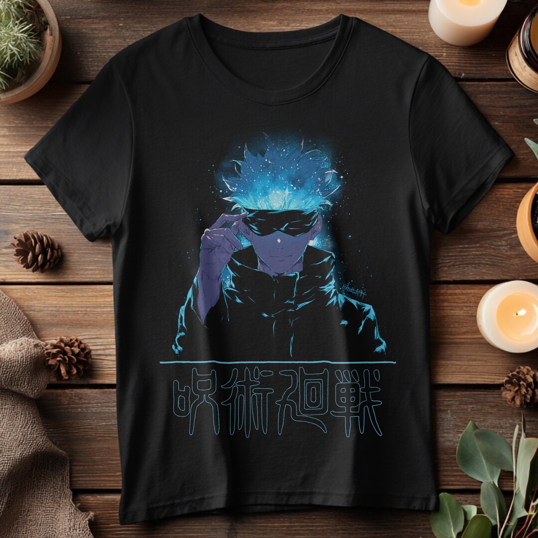 Satoru Gojo Jujutsu Kaisen Tee | Anime Manga Graphic Shirt - Etsy
