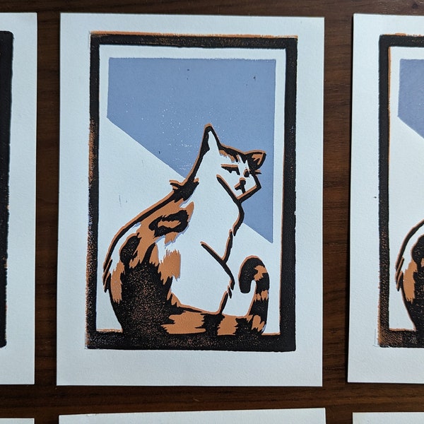 Calico Cat Print - Etsy