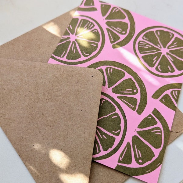 Block Print Cards - Etsy