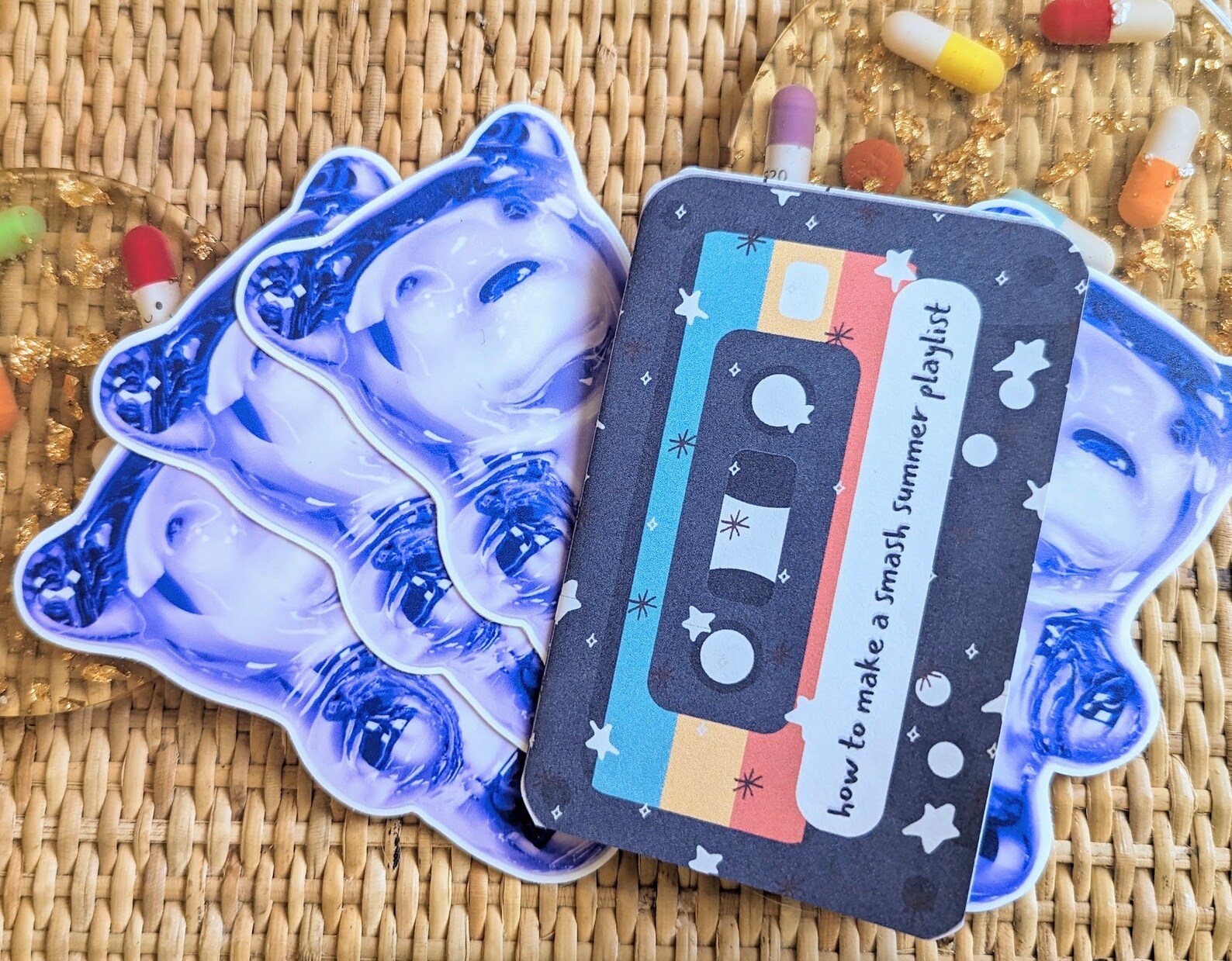 Lyric Book Mini-zine Trio Pack Set of Three Music Zines Sticker ...