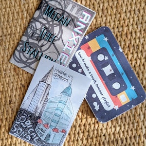 Lyric Book Mini-zine Trio Pack Set of Three Music Zines Sticker ...