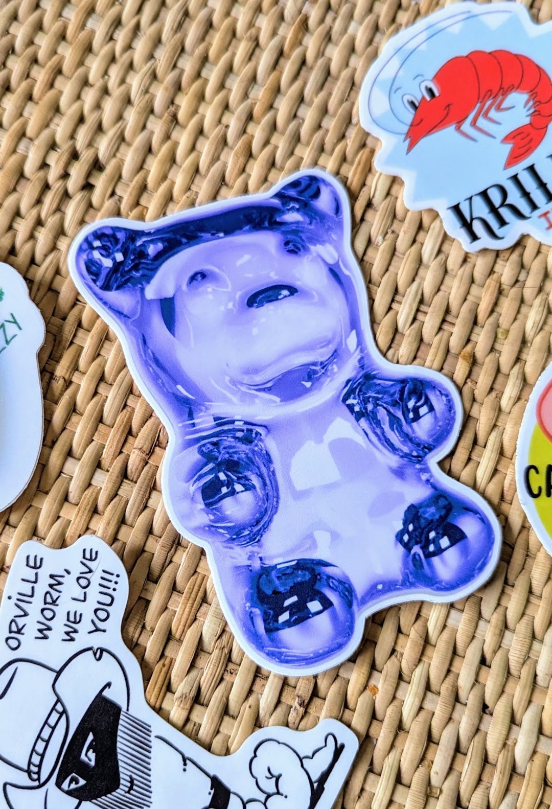 Jumbo Gummy Bear Sticker Giant Gummi Bear Candy Decal for Laptop - Etsy