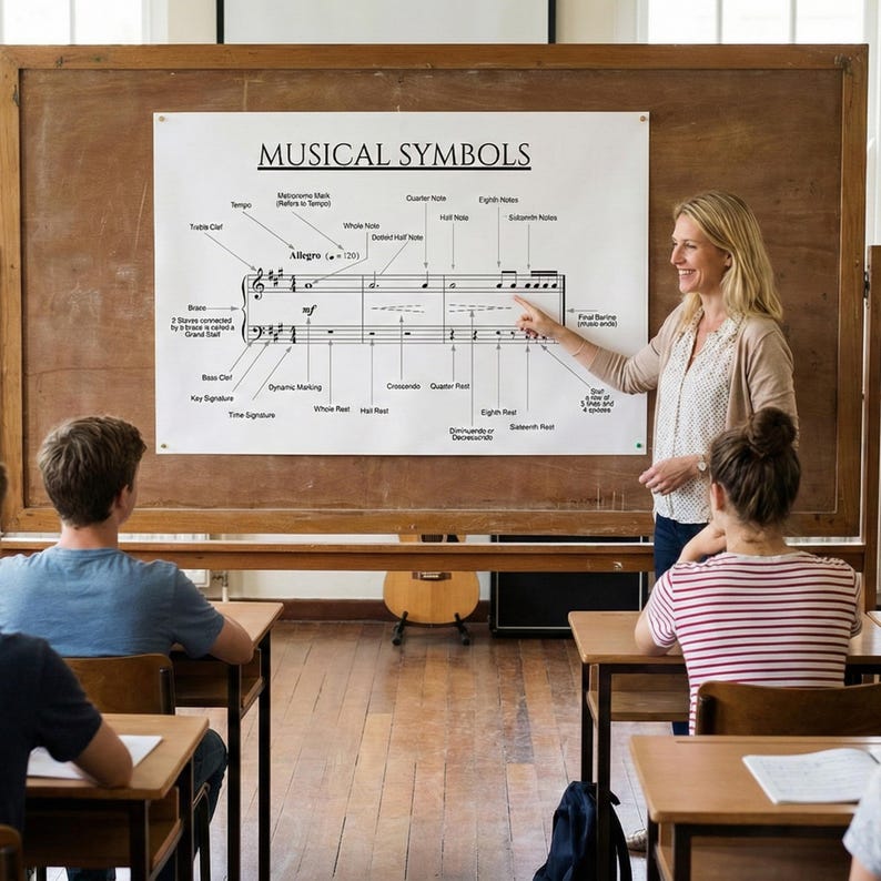 Musical Symbols Chart for Church Music Schools – Sacred Music Theory ...