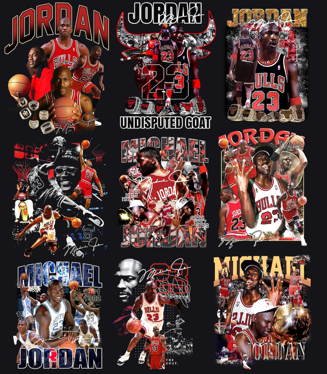 9+ Bundle Michale Jordan Design PNG Download - Michale Jordan Bootleg ...