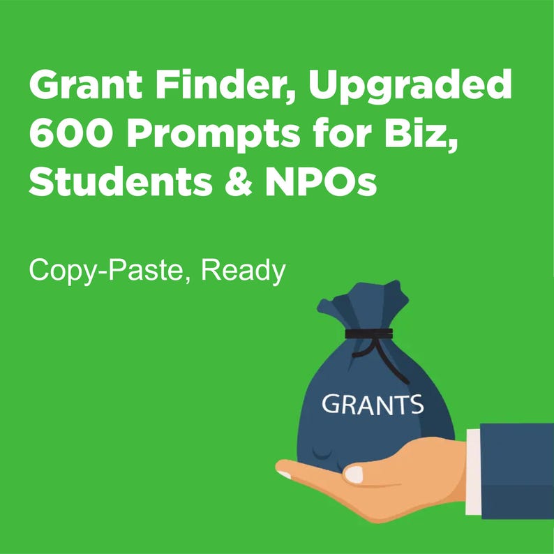 600 Chatgpt Prompts Guide for Grants, Tax Credits, Loans and Incentives ...