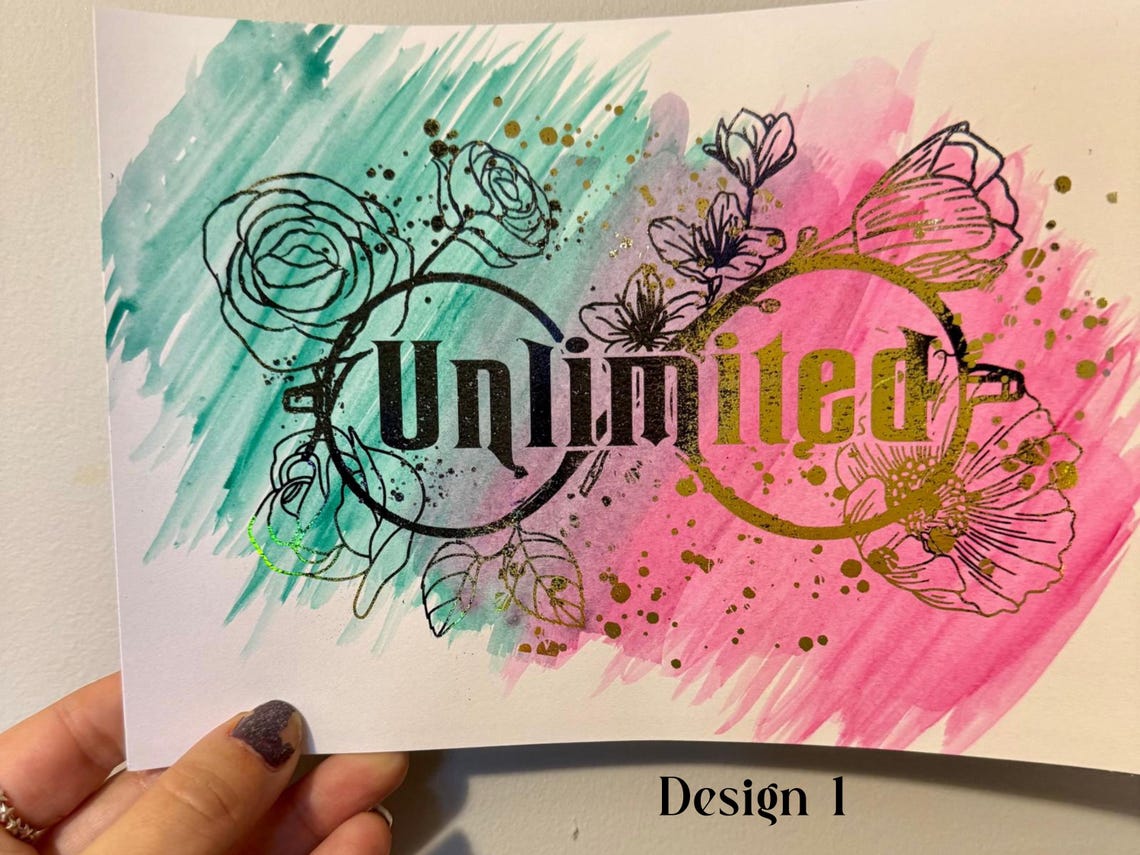 Unlimited – Wicked-inspired Watercolor & Foil Art Hand Made | Elphaba ...