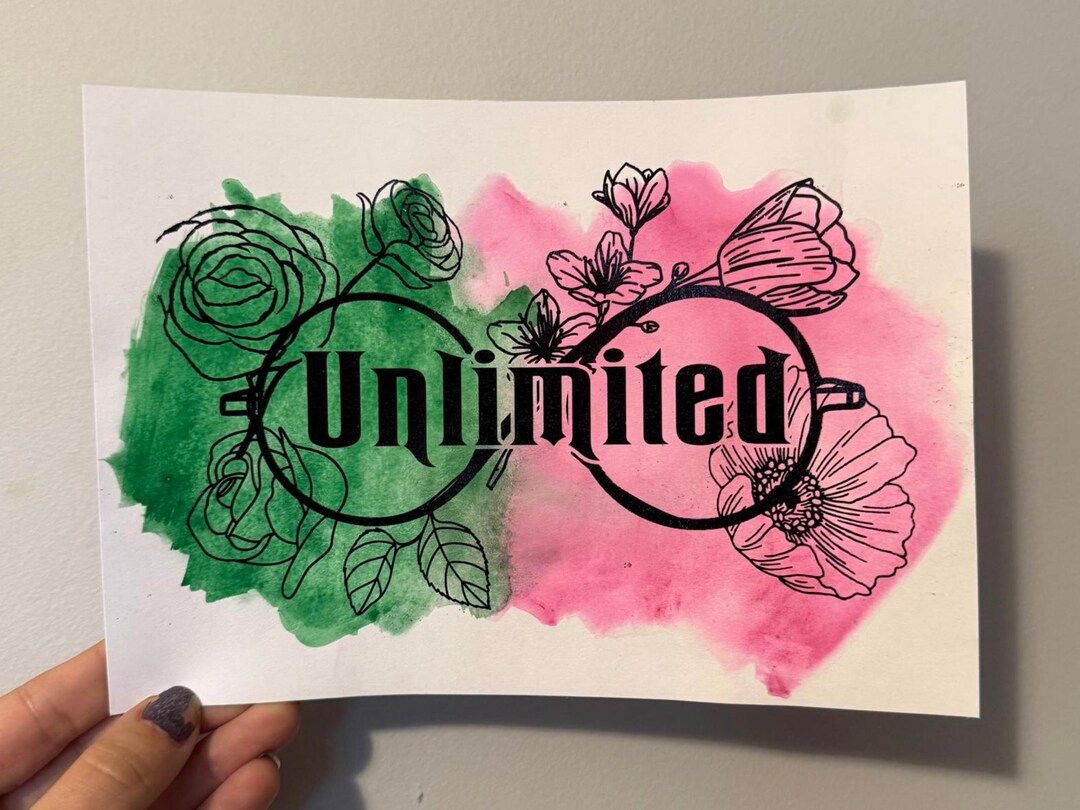 Unlimited – Wicked-inspired Watercolor & Foil Art Hand Made | Elphaba ...