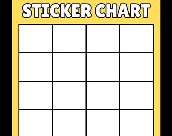 Fruit Sticker Reward Chart - Etsy
