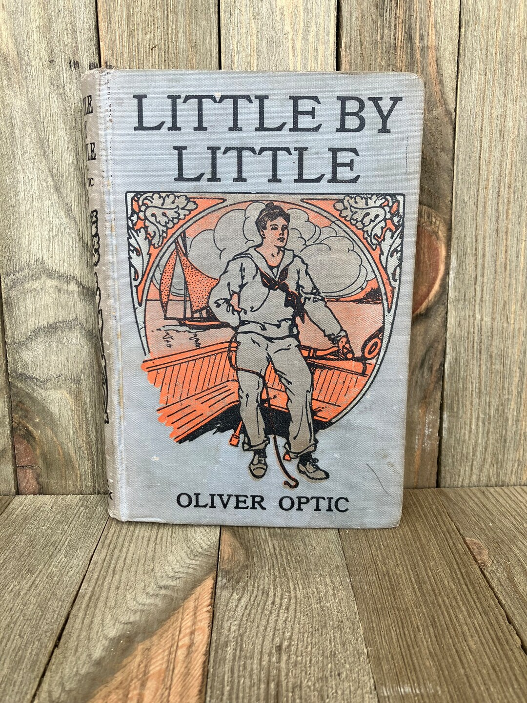 Antique 1900s Novel | Little by Little - Oliver Optic (1911) - Etsy