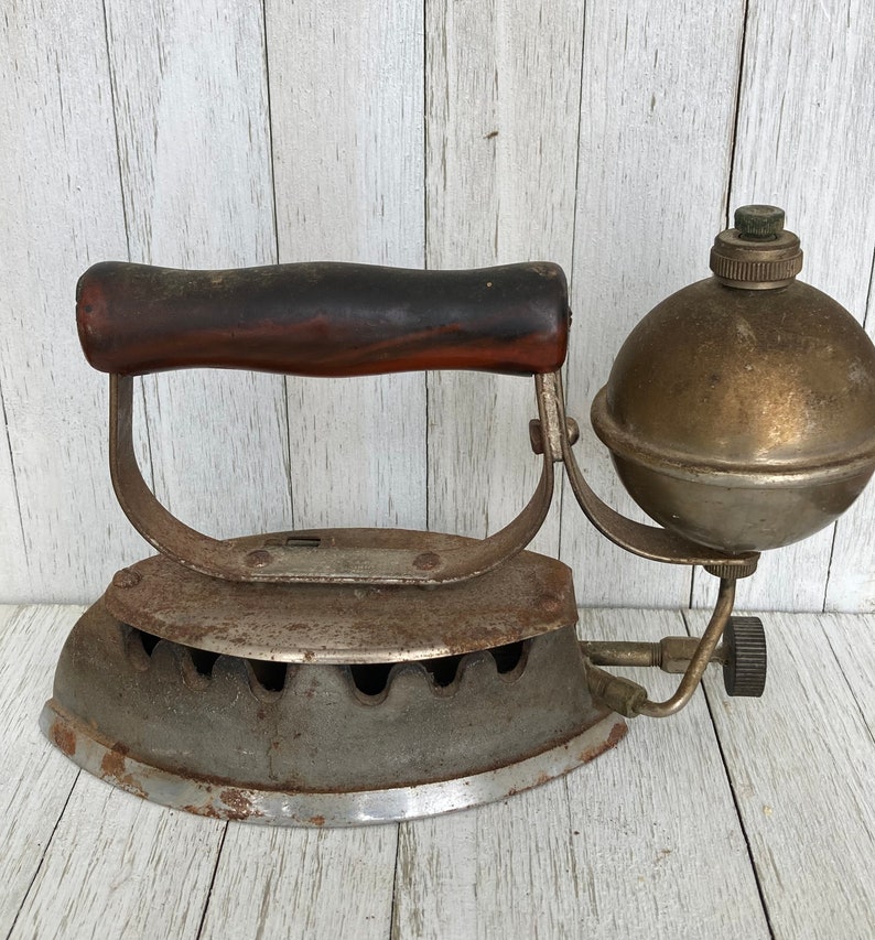 Antique Gasoline Powered Diamond Iron by Akron Lamp Co - Etsy