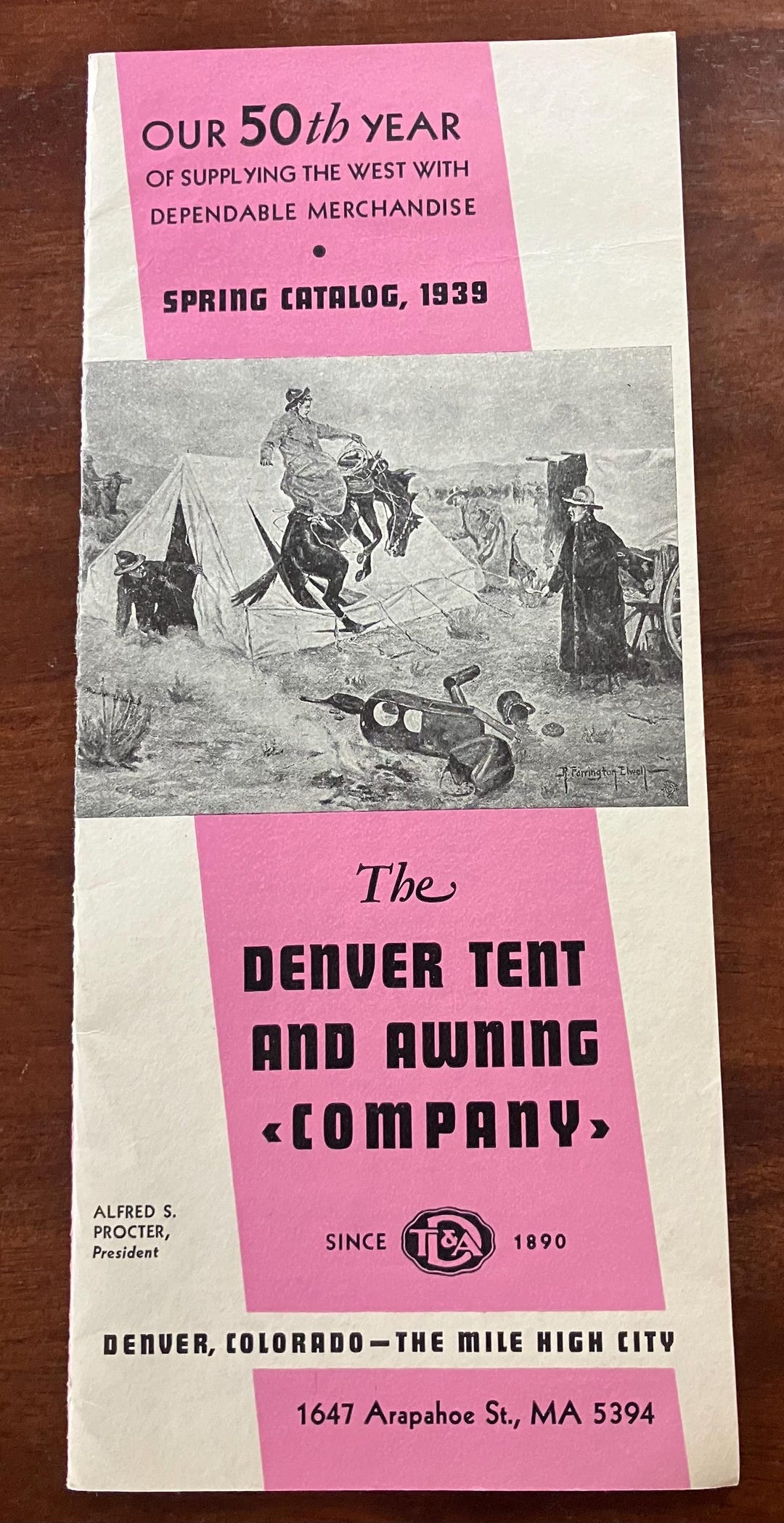 1939 Denver Tent and Awning 50th Year Catalog 24 Pp Denver Colorado ...