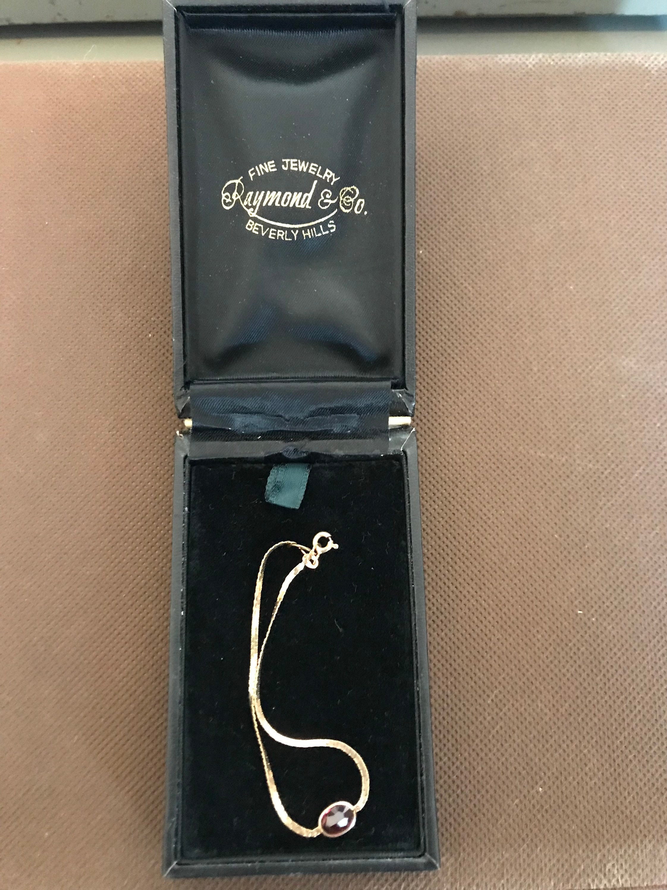 ESTATE FIND Dainty Vintage 14k Gold ITALY Gemstone Bracelet Raymond ...