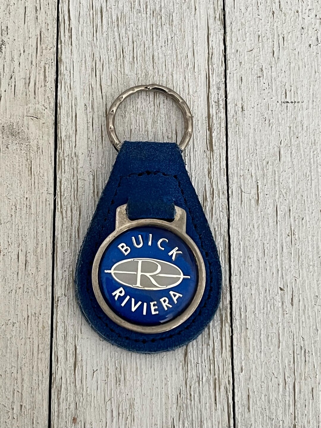 Rare Vintage Original Buick Riviera Keychain Leather Keyring ...