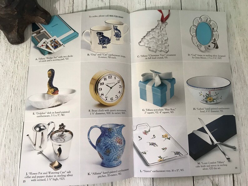 Vintage 1996 Tiffany & Co. Catalog Fall Selections Gold Silver - Etsy