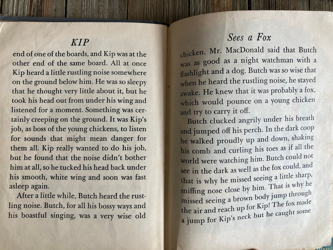 Vintage Children’s Book “kip: A Young Rooster” by Irma Simonton Black ...