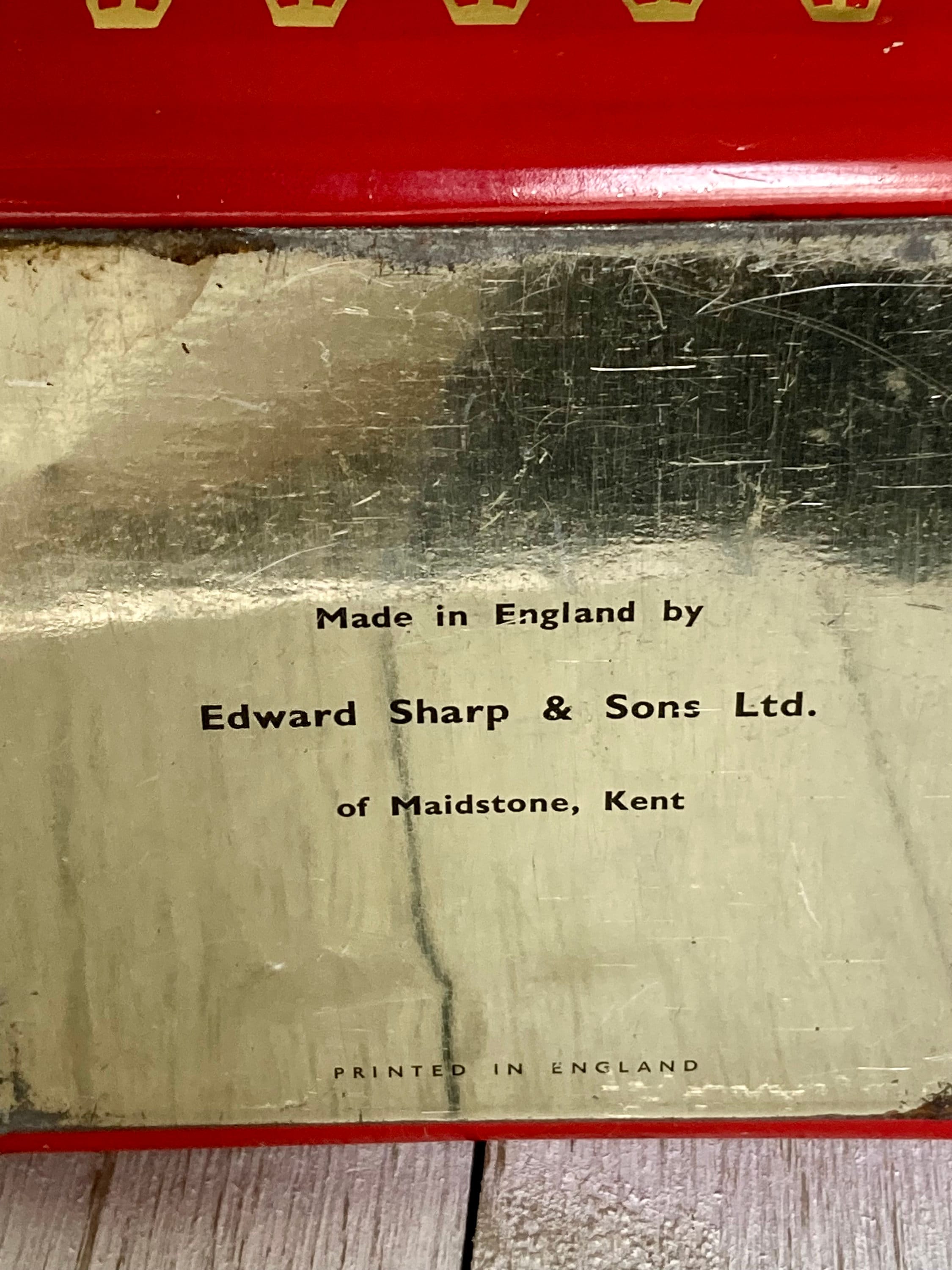 Vintage Queen Elizabeth II Coronation Toffee Tin Edward Sharp & Sons - Etsy
