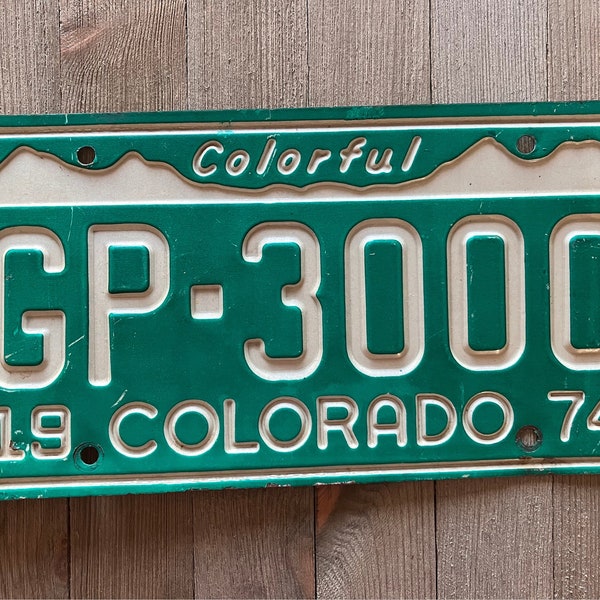 Colorado License Plate - Etsy