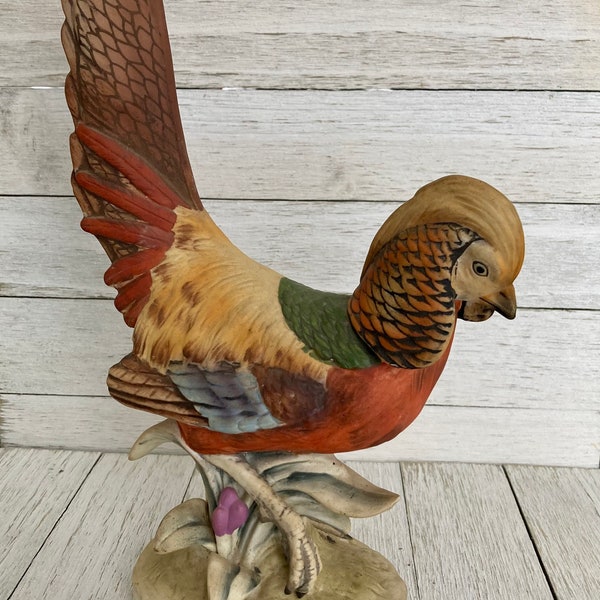 Ceramic Pheasant Figurine - Etsy