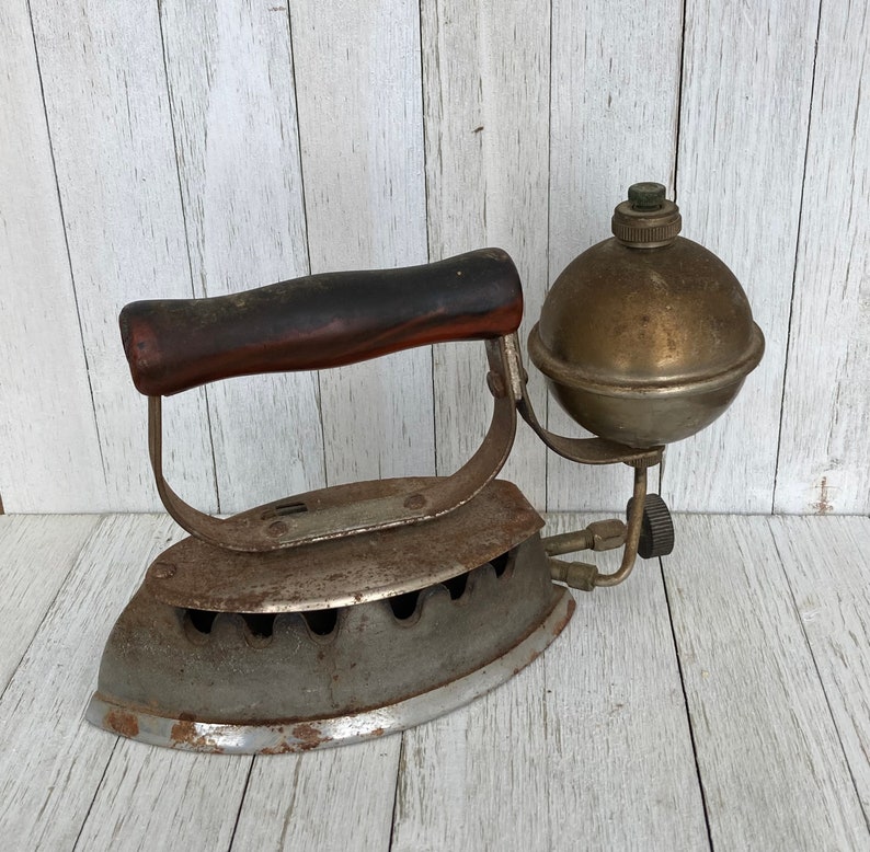 Antique Gasoline Powered Diamond Iron by Akron Lamp Co - Etsy