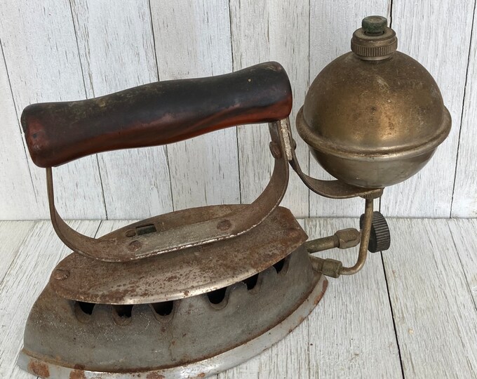 Antique Gasoline Powered Diamond Iron by Akron Lamp Co Unrestored ...