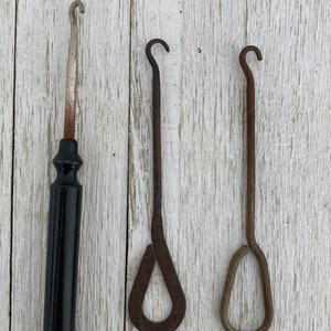 Vintage Antique Button Hook - Loop Top Button Hooks -ESTATE FIND! Lot ...