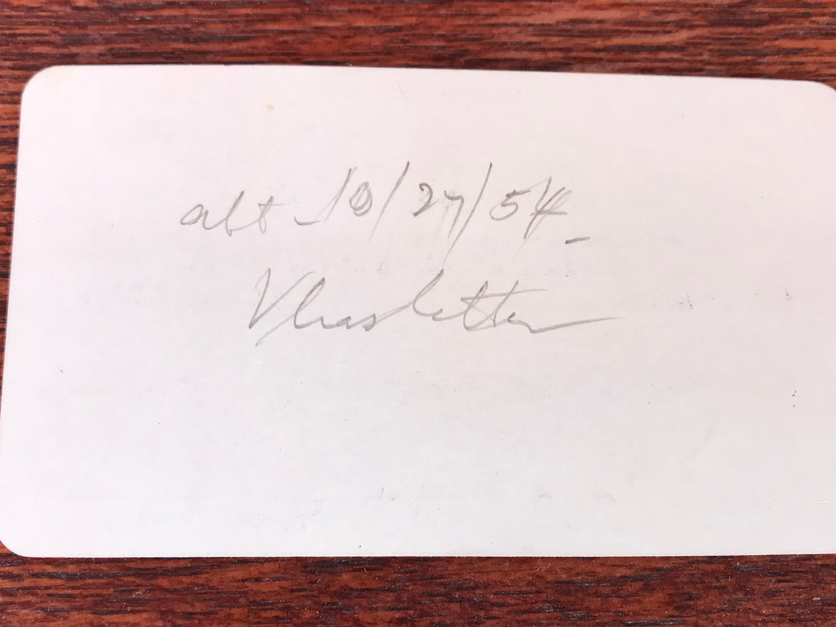 Vintage 1954-55 Credit Card From Sports Cars, Inc. Denver Colorado John ...