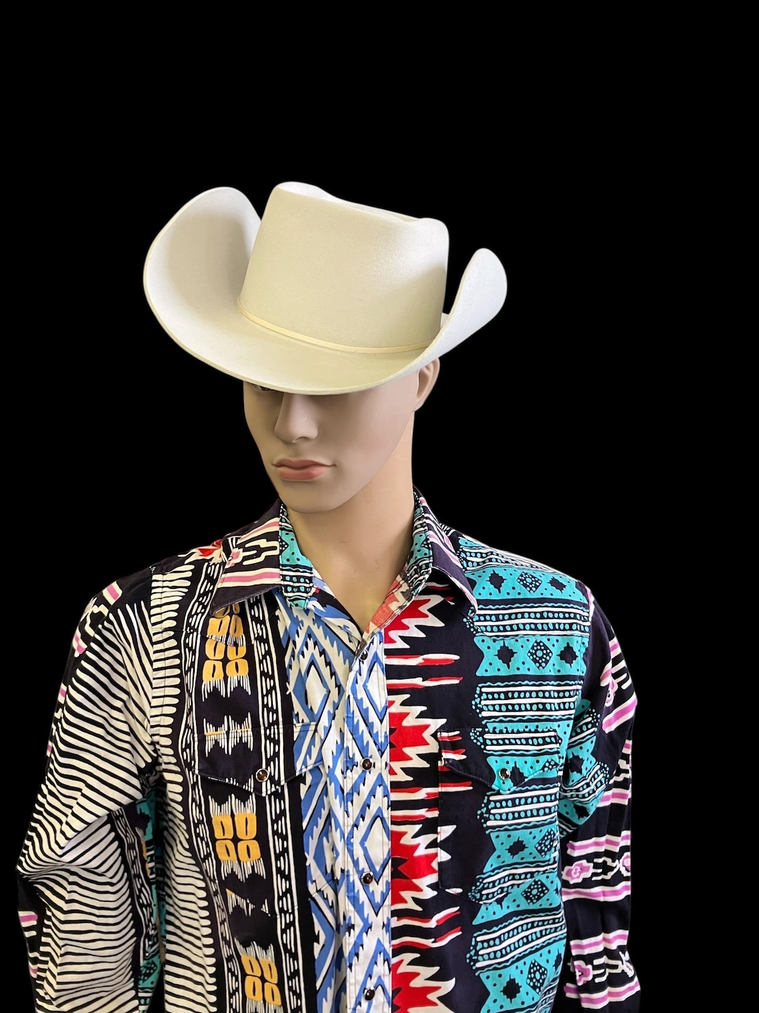 Deadstock 1969 Miller Stockman 4X Cowboy Hat Size 7 1/8 off White ...