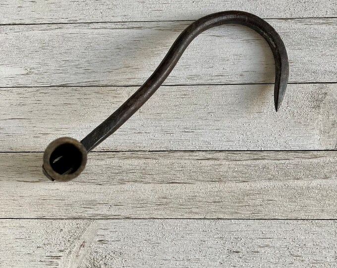 RARE! Antique Vintage Solid Forged Metal Hay Hook 8" - Farm, Ranch ...