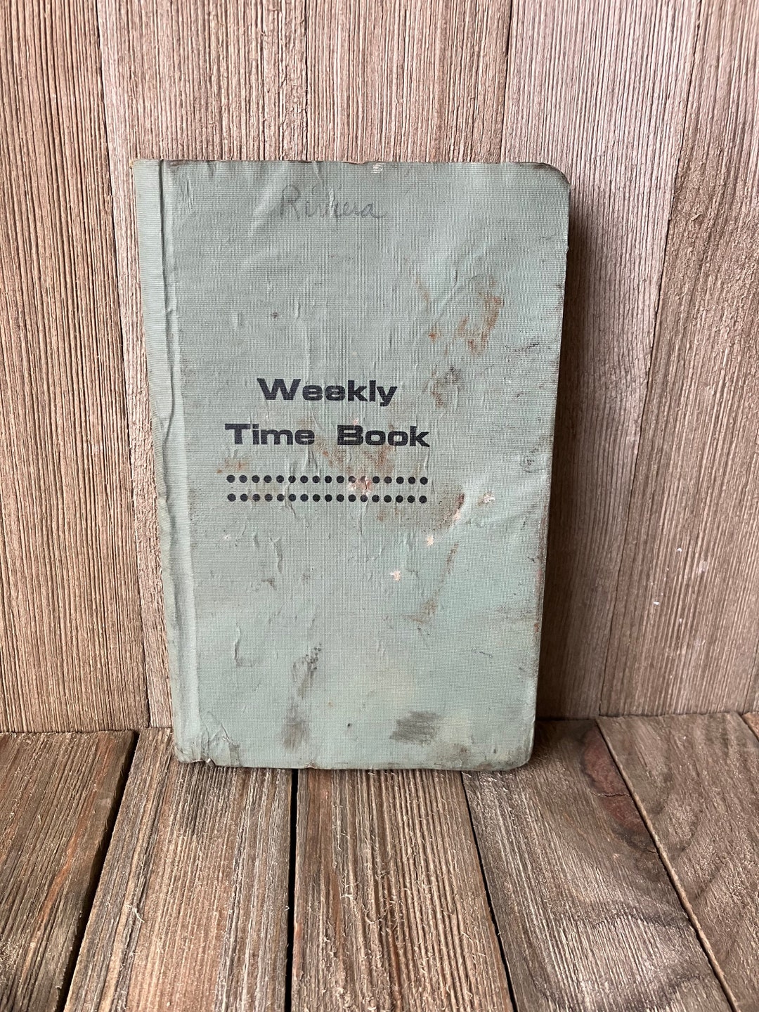 Vintage Mechanic’s Time Book 1960s Rates for Repair Weekly Time Book - Etsy