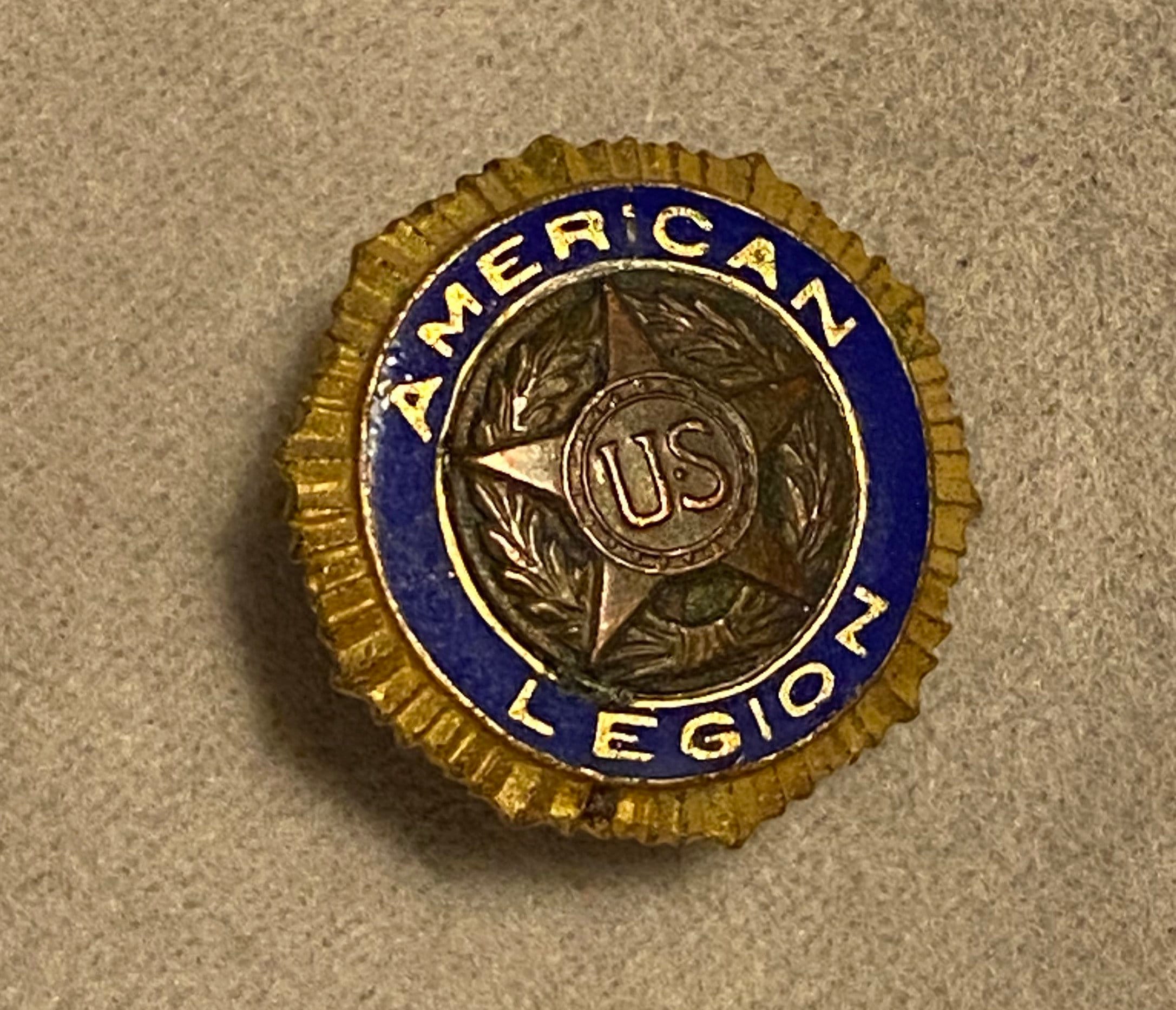 Antique American Legion Screwback Pin - Etsy
