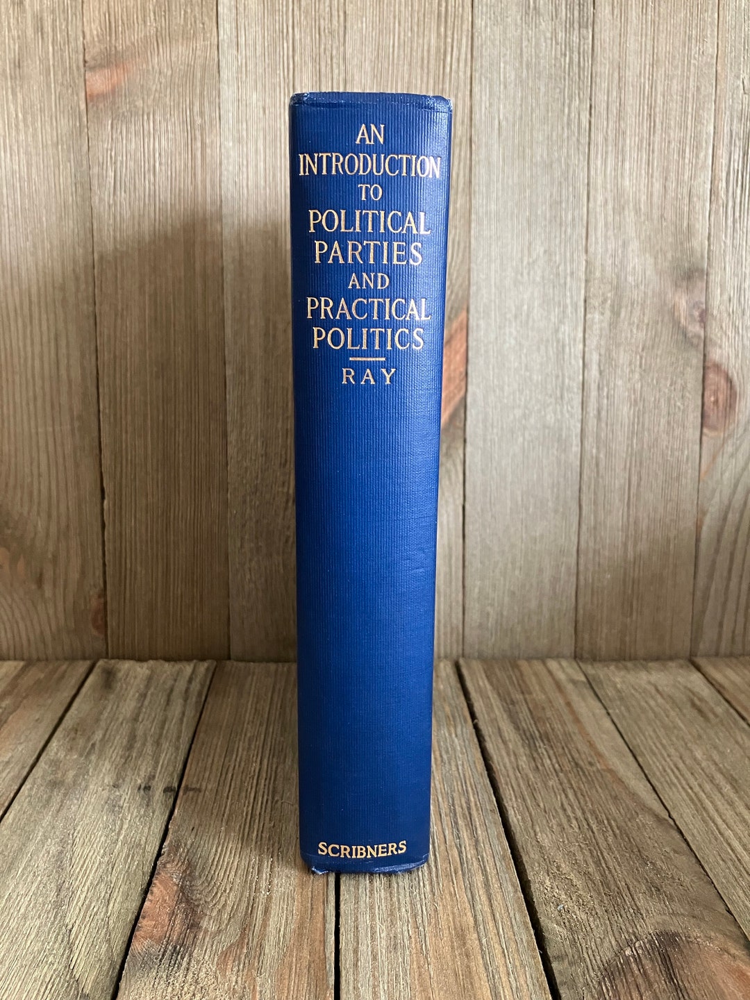 RARE Antique Book “introduction to Political Parties and Practical ...