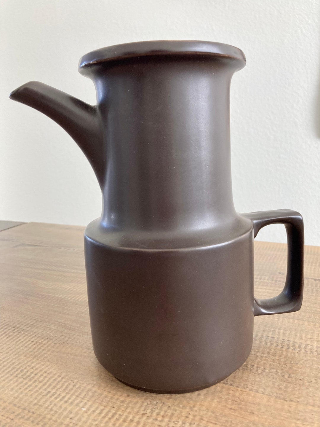 Rare Vintage Doverstone Teapot / Coffee Pot Brown Glaze - Made in ...