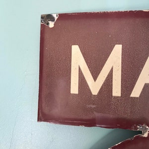 RARE! Large 1930s Magnet Ales Enamel Sign United Kingdom 30" X 45" Pub ...