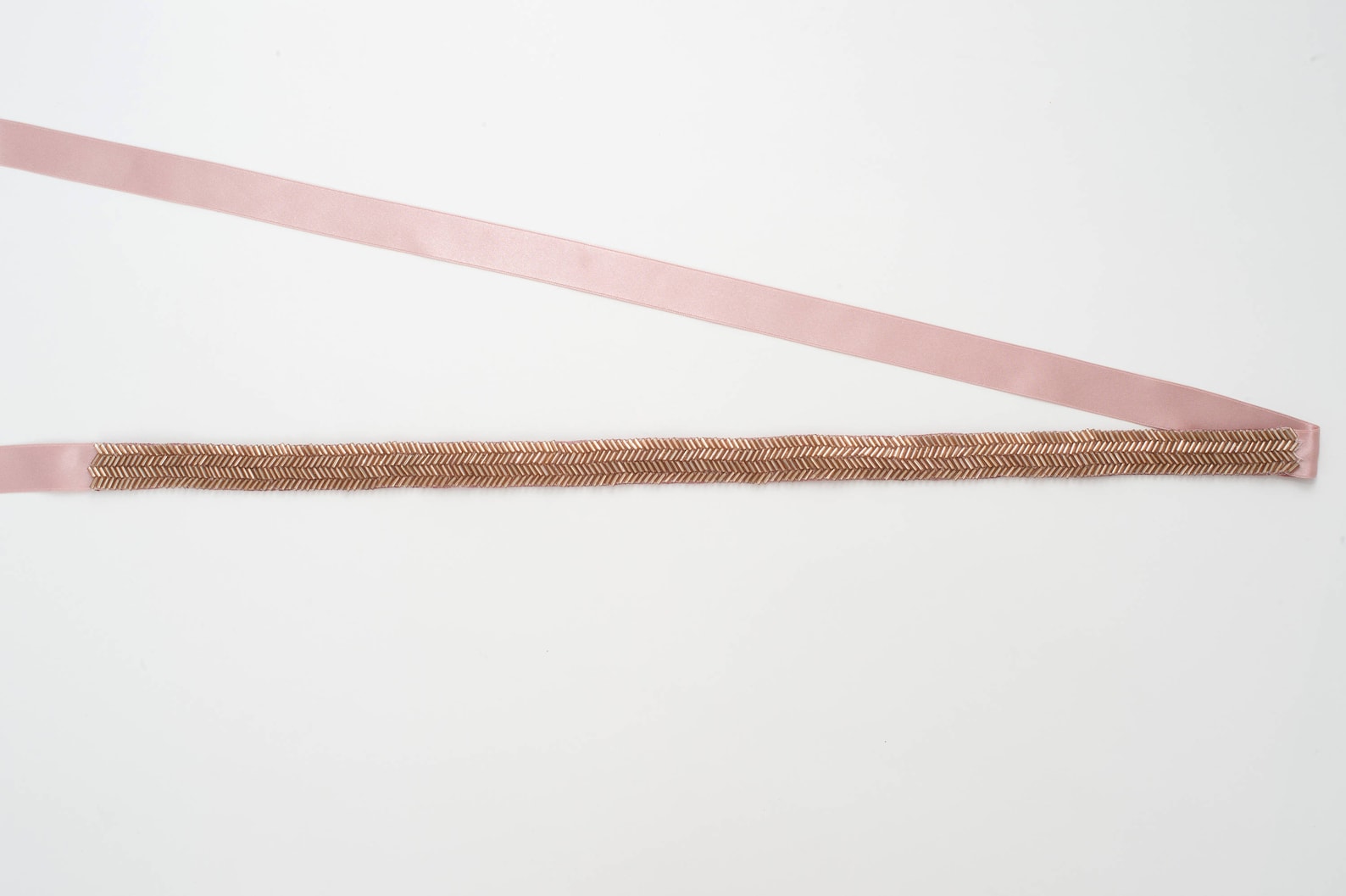 Rose Gold Sash Rose Gold Bridal Sash Wedding Sash - Etsy